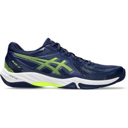 asics Blade Ff Hallenschuhe Herren - blau - Gr. 46 1/2 - Lederimitat