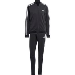 Adidas 3streifen Trainingsanzug Damen - schwarz - Gr. S - Polyester