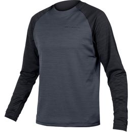 ENDURA Singletrack Fleece Trikot Herren, schwarz, Größe: L