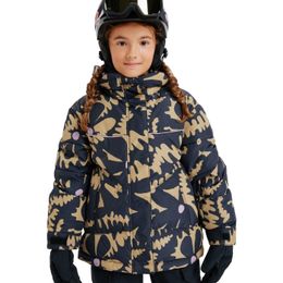 Snowboardjacke Roxy "Askamoon 15K", Mädchen, Gr. 14, fennel seed big flower rg, 100% Polyester, Jacken