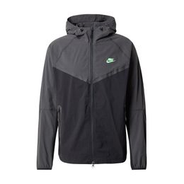 Nike Sportswear Jacke Herren Größe XL grau / schwarz