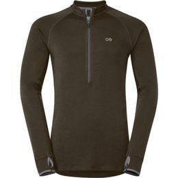 Merkel Gear Merino Crew Shirt Oliv (Gr&ouml;&szlig;e: S)