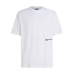 KARL LAGERFELD JEANS Shirt 'GRAFIK' male White size L
