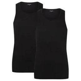 Unterhemd Camano "comfort", Herren, Gr. XXL, N-Gr, schwarz, Obermaterial: 100% Baumwolle, eng, tiefer Rundhals, Unterhemden Unterhemd, mit tiefem Rundhals