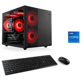 CSL PC "Cube V24174", schwarz, Microsoft Windows 11 Home (64 Bit), 32 GB RAM 1.000 GB SSD, Desktop-PCs, PC