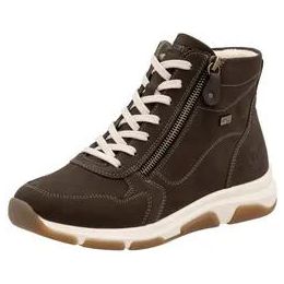 Sneaker Remonte "Remonte Sneaker Veloursleder", Damen, Gr. 38, schoko, Veloursleder, Schuhe Sneaker