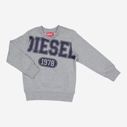 Diesel Graues Sweatshirt mit Logo