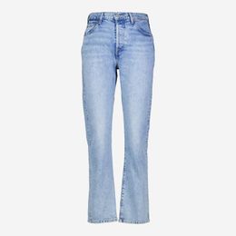 Levi's Blaue Straight Leg Jeans mit Waschung