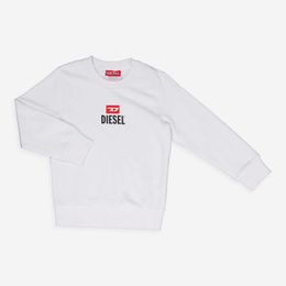 Diesel Weißes Sweatshirt mit Logo