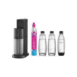 SodaStream DUO Wassersprudler Vorteils-Pack Titan mit 3 Flaschen