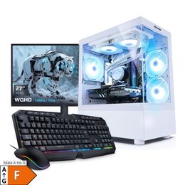 Weinhaus Markus Kiebel PC Set Gaming mit 27 Zoll TFT Invader XS 14 Intel Core i7-14700KF, 32GB DDR4, NVIDIA RTX 5070 12 GB, 1TB SSD, WLAN, Windows 11