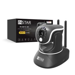 INSTAR IN-8815 4K steuerbare Innenkamera / &Uuml;berwachungskamera mit LAN / WLAN und PoE, Schwarz