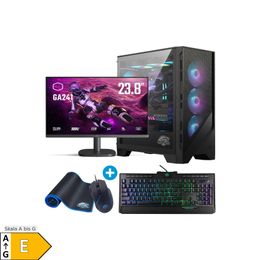 ONE GAMING Gaming Komplett-PC AR238 - RX 7600 - Ryzen 5 5500 - 512 GB NVMe - 16GB RAM - Windows 11