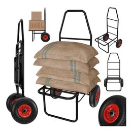 TroniTechnik&reg; Anglerkarre Sackkarre klappbar, Transportkarre bis 100kg, Klappwagen - Luftreifen