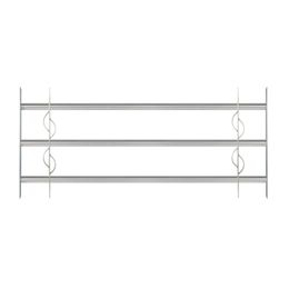Alberts Fenstergitter Secorino Style 1000 - 1500 x 450 mm Ausziehgitter