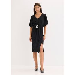 bonprix Oversize-Kleid, schwarz
