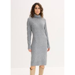 bonprix Strickkleid, grau