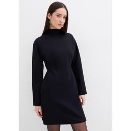 bonprix Jerseykleid aus Punto di Roma, schwarz, Viskose