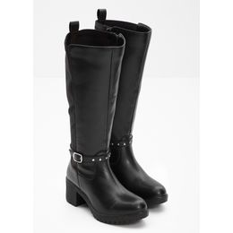 bonprix Stiefel, schwarz