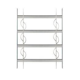 Alberts Fenstergitter Secorino Style 500 - 650 x 600 mm Ausziehgitter