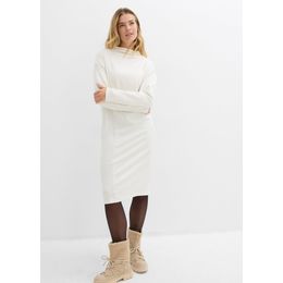 bonprix Midikleid aus Viskose-Mix, wei&szlig;, Viskose