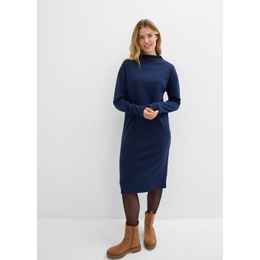 bonprix Midikleid aus Viskose-Mix, blau, Viskose
