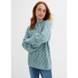 bonprix Grobstrick-Pullover, gr&uuml;n