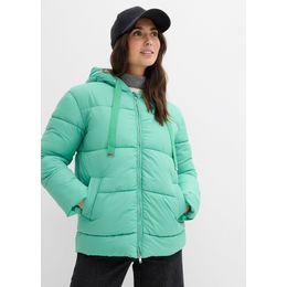 bonprix Oversize Puffer-Jacke, gr&uuml;n