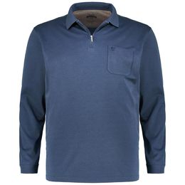 Gro&szlig;e Gr&ouml;&szlig;en Hajo Poloshirt aus Baumwollmischung Farbe marine Gr&ouml;&szlig;e: 3XL