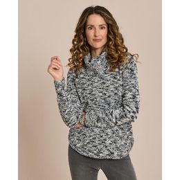 Pfeffinger Rollkragenpullover Boucléoptik
