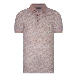 Felix Hardy Poloshirt Herren Gr&ouml;&szlig;e S braun / wei&szlig;