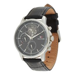 Tommy Hilfiger Uhr 'STEWART' Herren Gr&ouml;&szlig;e One Size schwarz / silber
