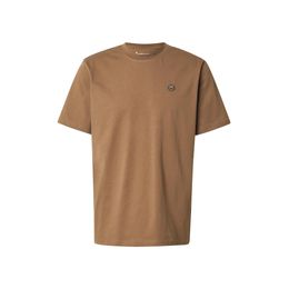 KnowledgeCotton Apparel T-Shirt 'ALDER' Herren Gr&ouml;&szlig;e M braun