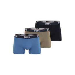 BOSS Boxershorts Herren Gr&ouml;&szlig;e XL dunkelbeige / saphir / schwarz