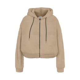 Noisy may Fleecejacke 'NMCUDDLE' Damen Gr&ouml;&szlig;e XS taupe