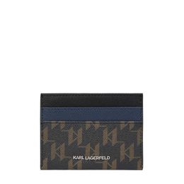 K by KARL LAGERFELD Karl Lagerfeld Etui 'Monogram' Herren Gr&ouml;&szlig;e One Size blau / braun / hellbraun / schwarz