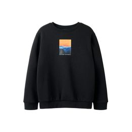 name it Sweatshirt 'NKMNewton' Jungen Gr&ouml;&szlig;e 146/152 blau / orange / schwarz