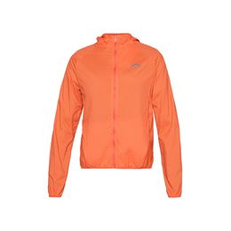 Nike Sportjacke Damen Gr&ouml;&szlig;e M grau / orangerot