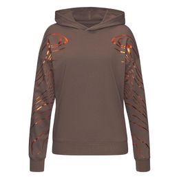 active by Lascana Lascana Active Sweatshirt Damen Gr&ouml;&szlig;e L braun / mischfarben