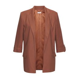 Lascana Blazer Damen Gr&ouml;&szlig;e 46 rostbraun
