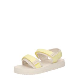 flip*flop Sandale 'Comfy Trek' Damen Gr&ouml;&szlig;e 38 pastellgelb / offwhite