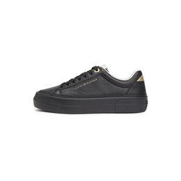 Tommy Hilfiger Sneaker Damen Gr&ouml;&szlig;e 38 gold / schwarz Sommerschuhe