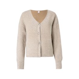 Y.A.S YAS Strickjacke 'YASLISTRA' Damen Gr&ouml;&szlig;e S beige