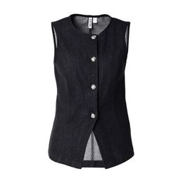 Pieces Weste 'PCFABIA' Damen Gr&ouml;&szlig;e L black denim