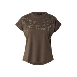 Jacqueline de Yong JDY T-Shirt 'JDYANYA' Damen Gr&ouml;&szlig;e S oliv / offwhite