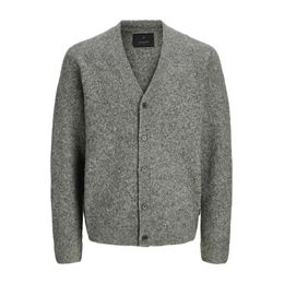 Jack & Jones Premium Strickjacke 'JPRBLASIMON' Herren Gr&ouml;&szlig;e S graumeliert