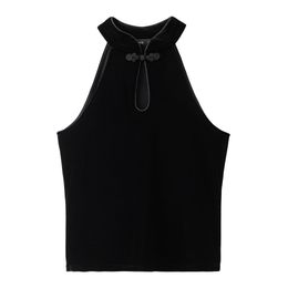 Mango Top 'Xnara' Damen Gr&ouml;&szlig;e XS schwarz