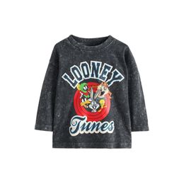 next Shirt 'Looney Tunes' Jungen Gr&ouml;&szlig;e 110 dunkelgrau / gr&uuml;n / rot / wei&szlig;