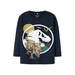name it Shirt 'NMMollo Jurassic' Jungen Gr&ouml;&szlig;e 116 navy / khaki / wei&szlig;