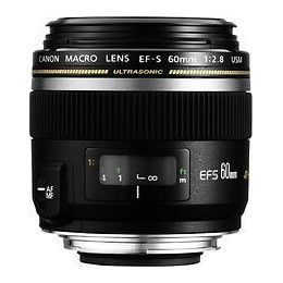 Canon EF-S 60 mm F2.8 USM Macro 52 mm Filtergewinde (Canon EF-S Anschluss) schwarz